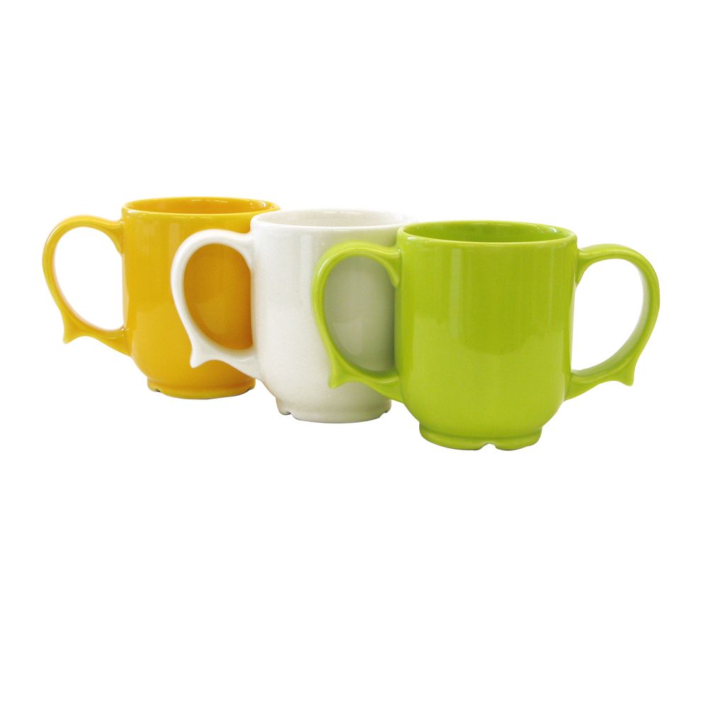 two handled cups