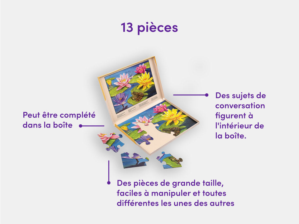 Relish - Adapted jigsaw puzzles (13 pcs) - Eugeria | Eugeria