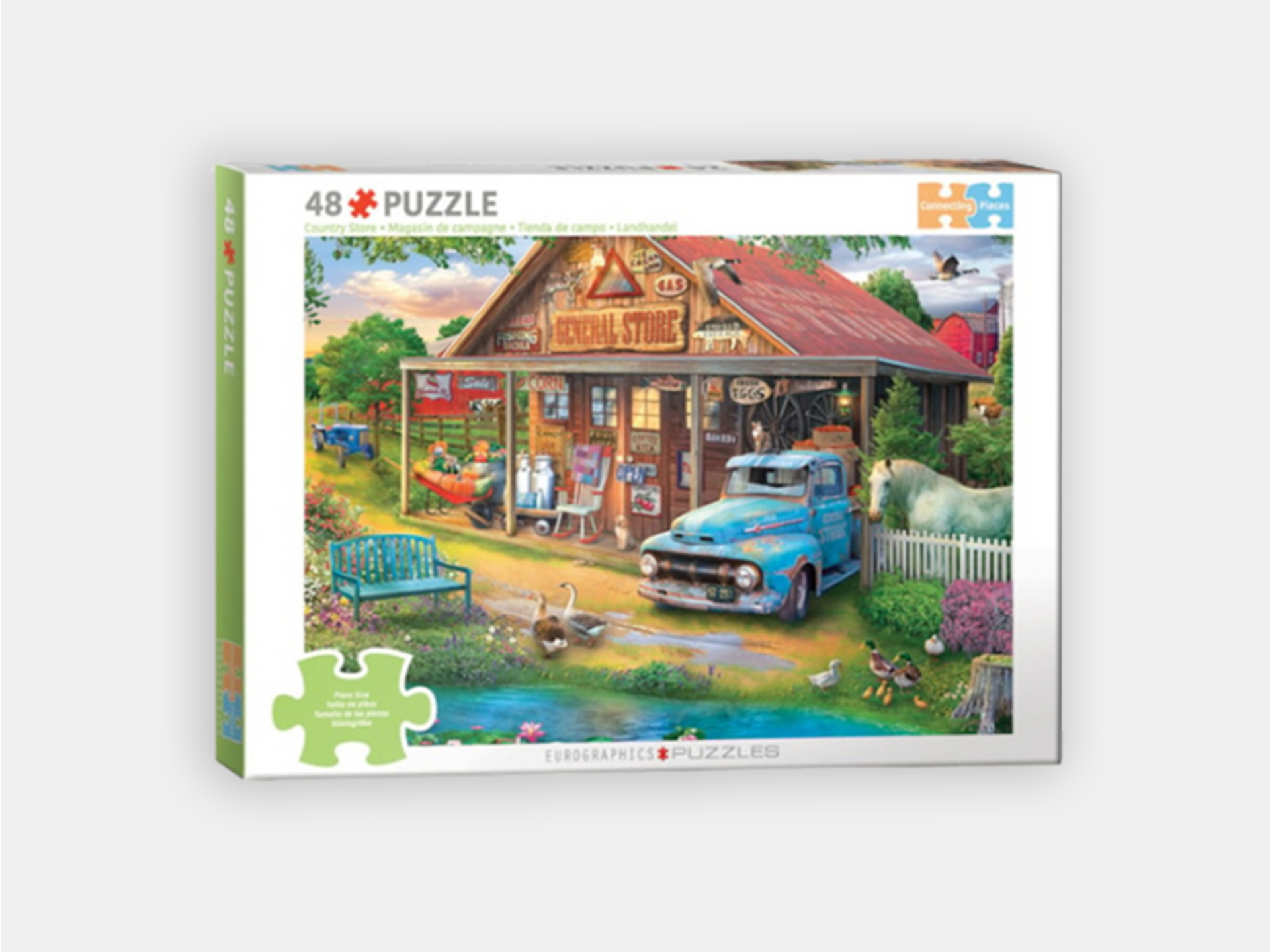 Eurographics Connecting Pieces - Adapted Puzzle 48 Pieces | Eugeria