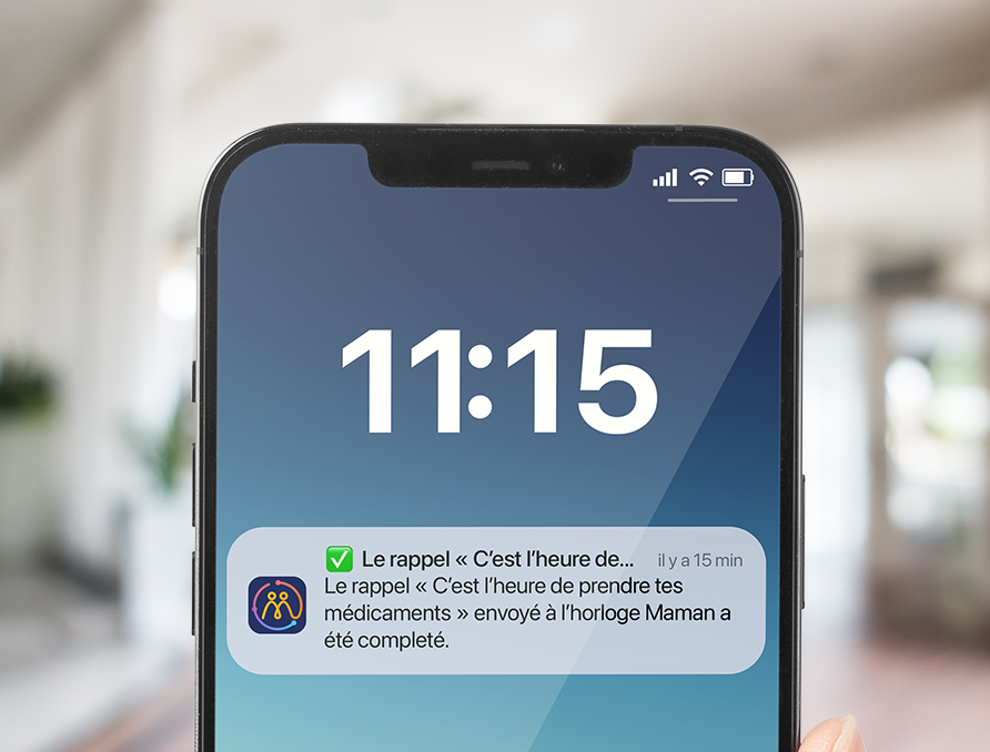 Idem - Horloge calendrier Alzheimer (connectée Wi-Fi ou données mobile | Eugeria