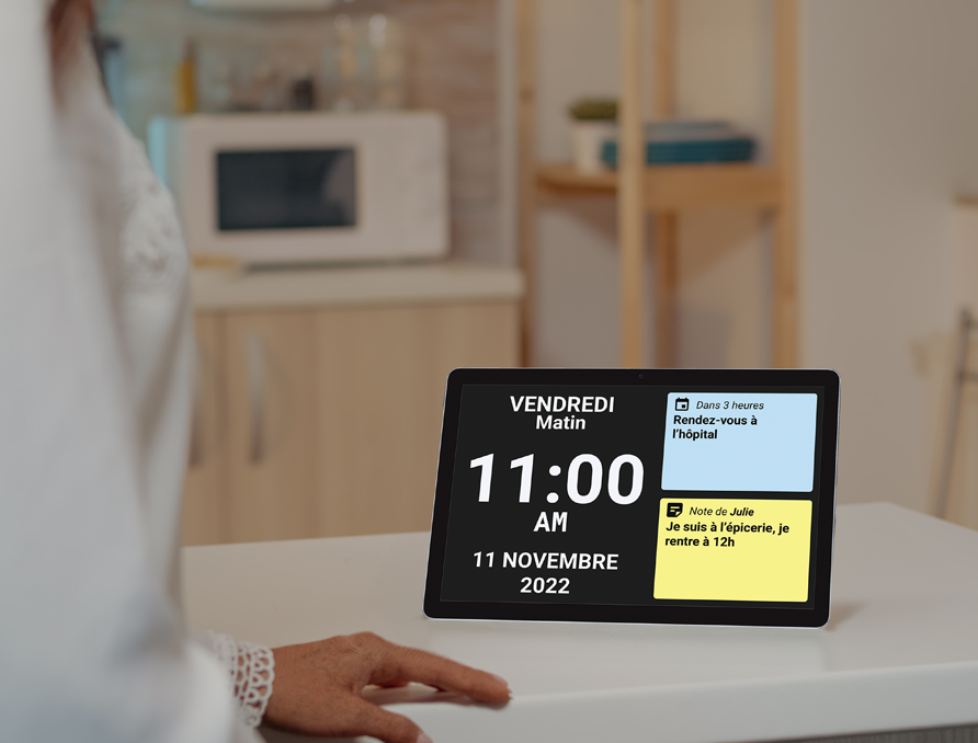 Idem - L'horloge calendrier Alzheimer connectée | Eugeria