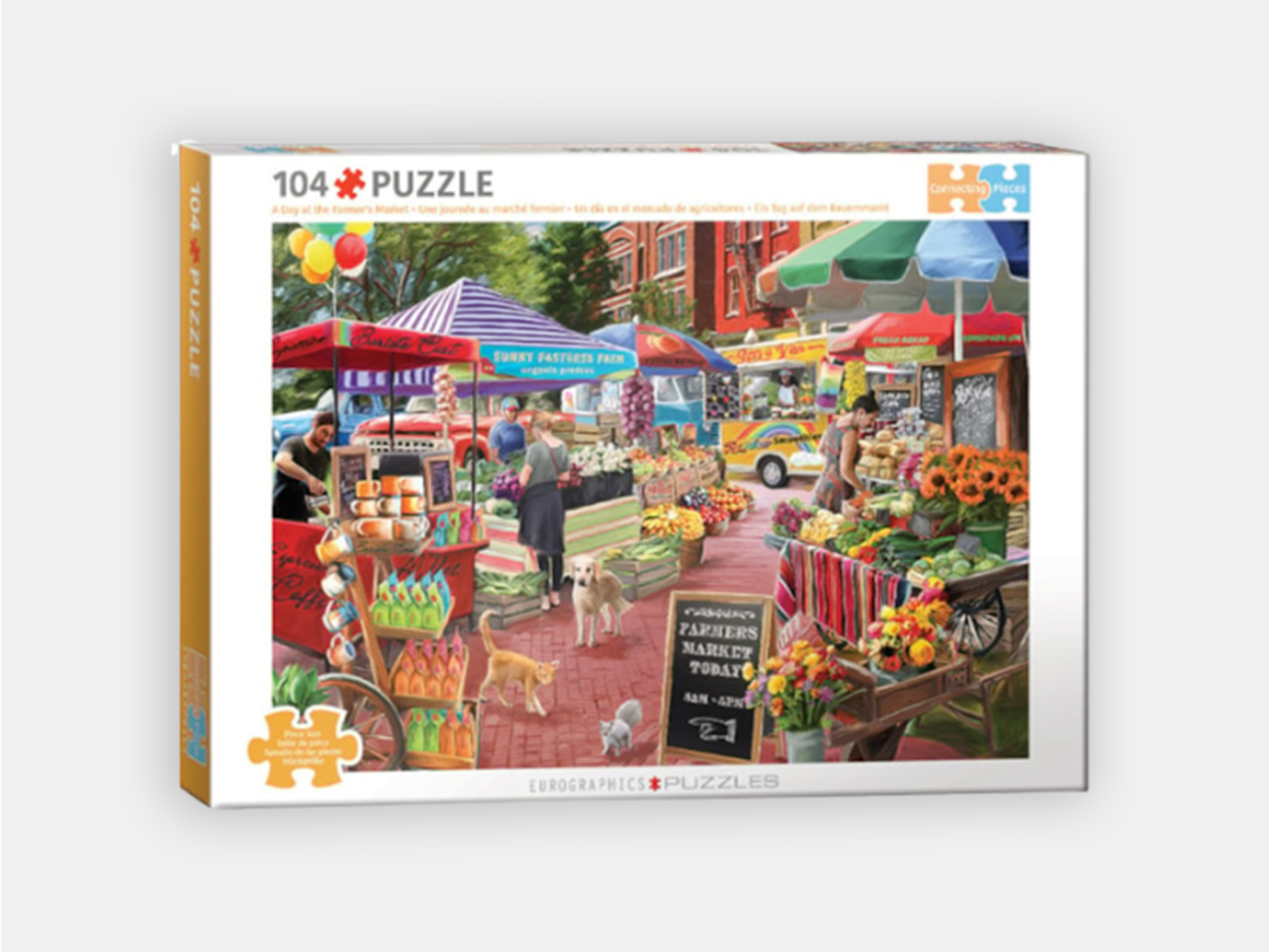 Eurographics Connecting Pieces - Adapted Puzzle 104 pieces | Eugeria