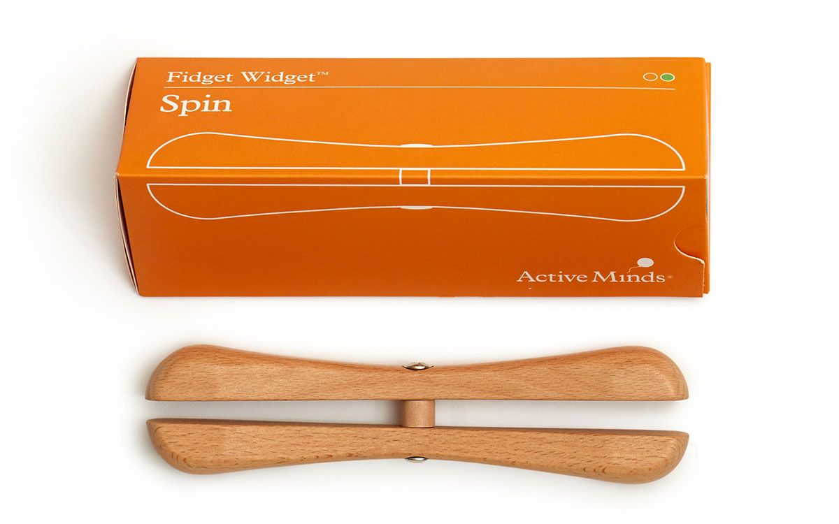 Spin Fidget Widget Wood - Active Minds Games | Eugeria