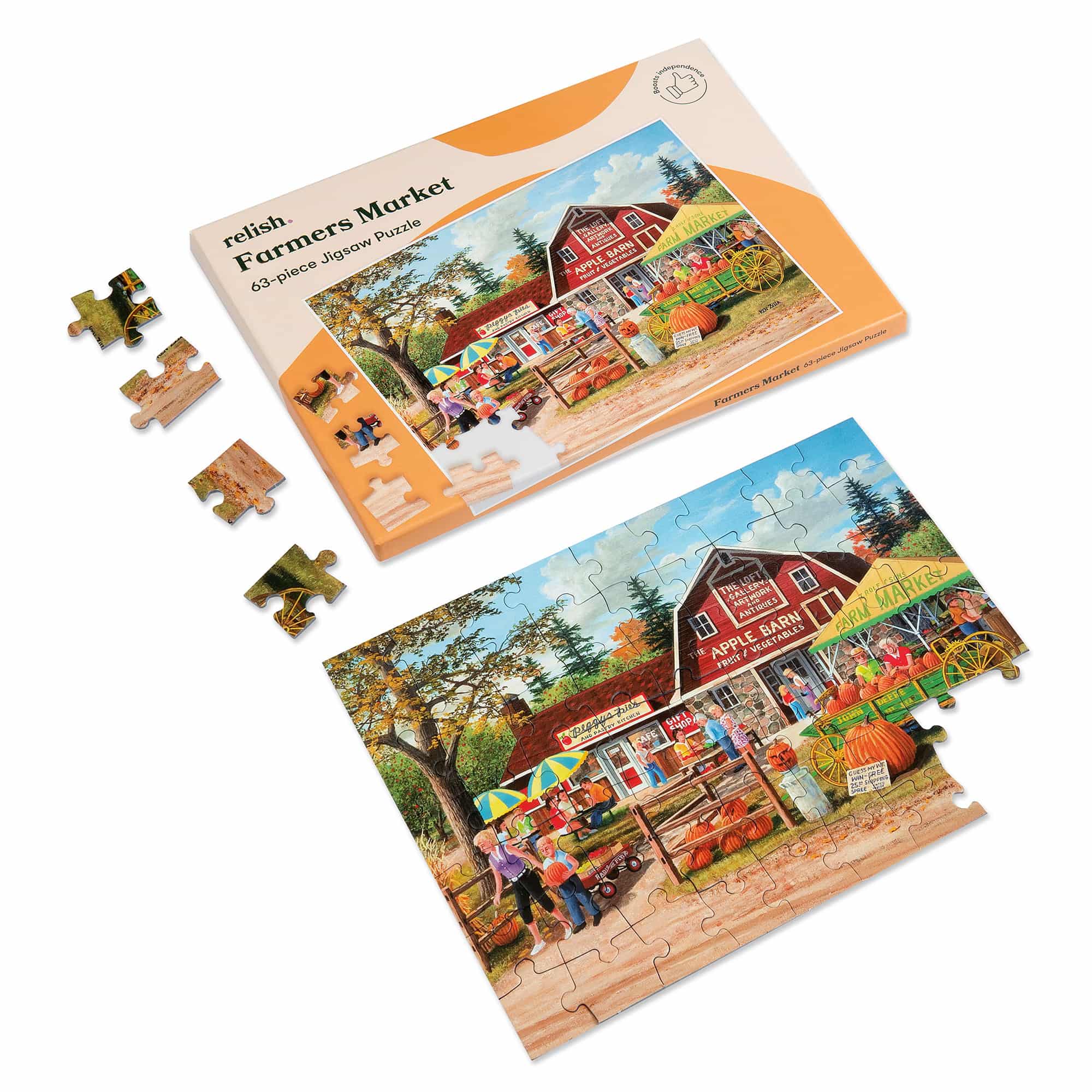 Relish - Adapted Jigsaw Puzzle - 63 pieces | Eugeria